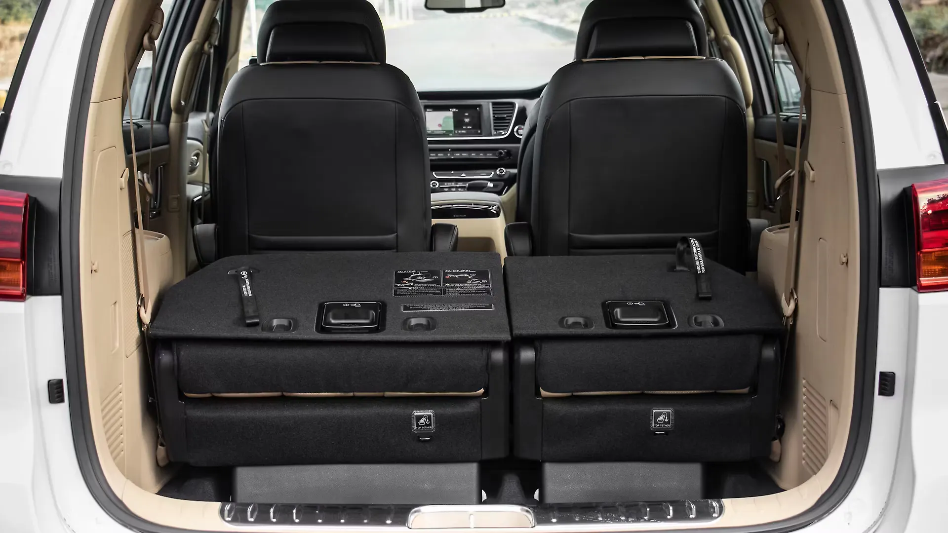 Carnival Bootspace Rear Seat Folded Image, Carnival Photos in India ...