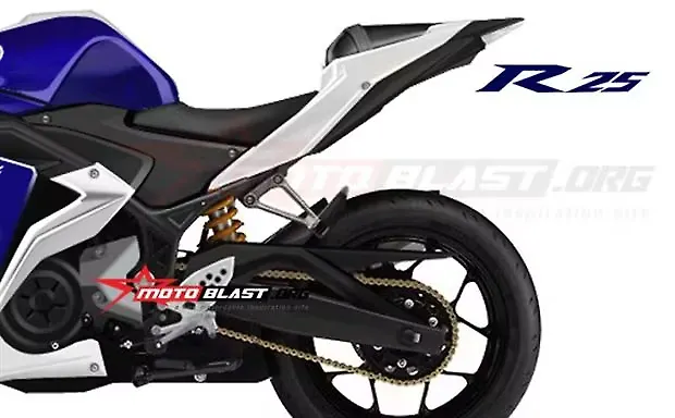 Yamaha R25 production version rendered - BikeWale