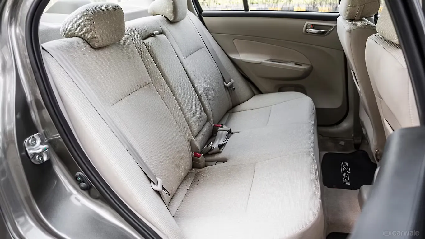 Swift Dzire [2015-2017] Photo, Rear Seat Space Image - CarWale