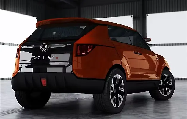 Ssangyong XIV-1 showcased at the Auto Expo - CarWale