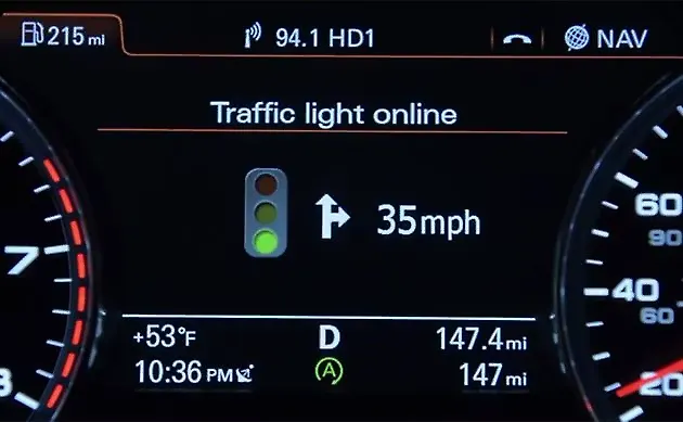 Audi launches a traffic light recognition system to avoid red lights ...
