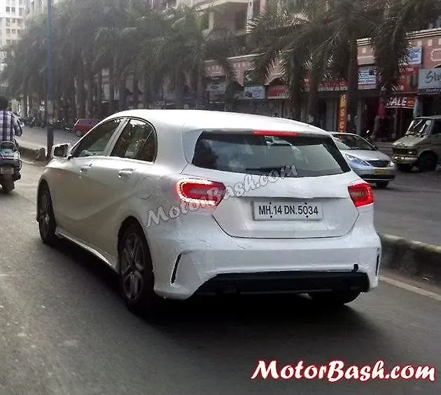 Mercedes-Benz A-Class caught testing in India - CarWale