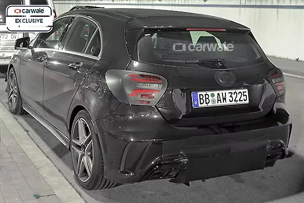 Mercedes-Benz A45 AMG facelift spotted on test - CarWale