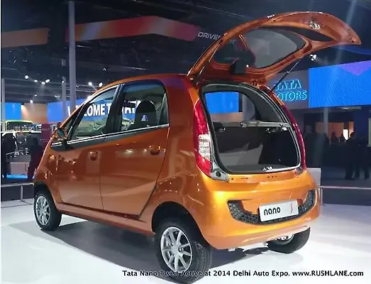 Tata Nano with an openable hatch spotted testing - CarWale