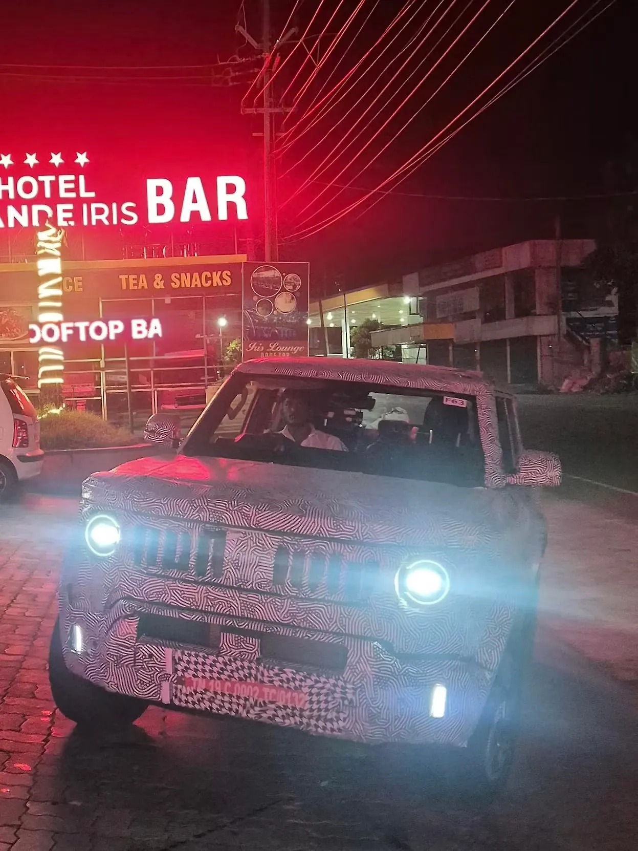 Mahindra Vision S Continues Testing: Thar Headlights Spotted - CarWale