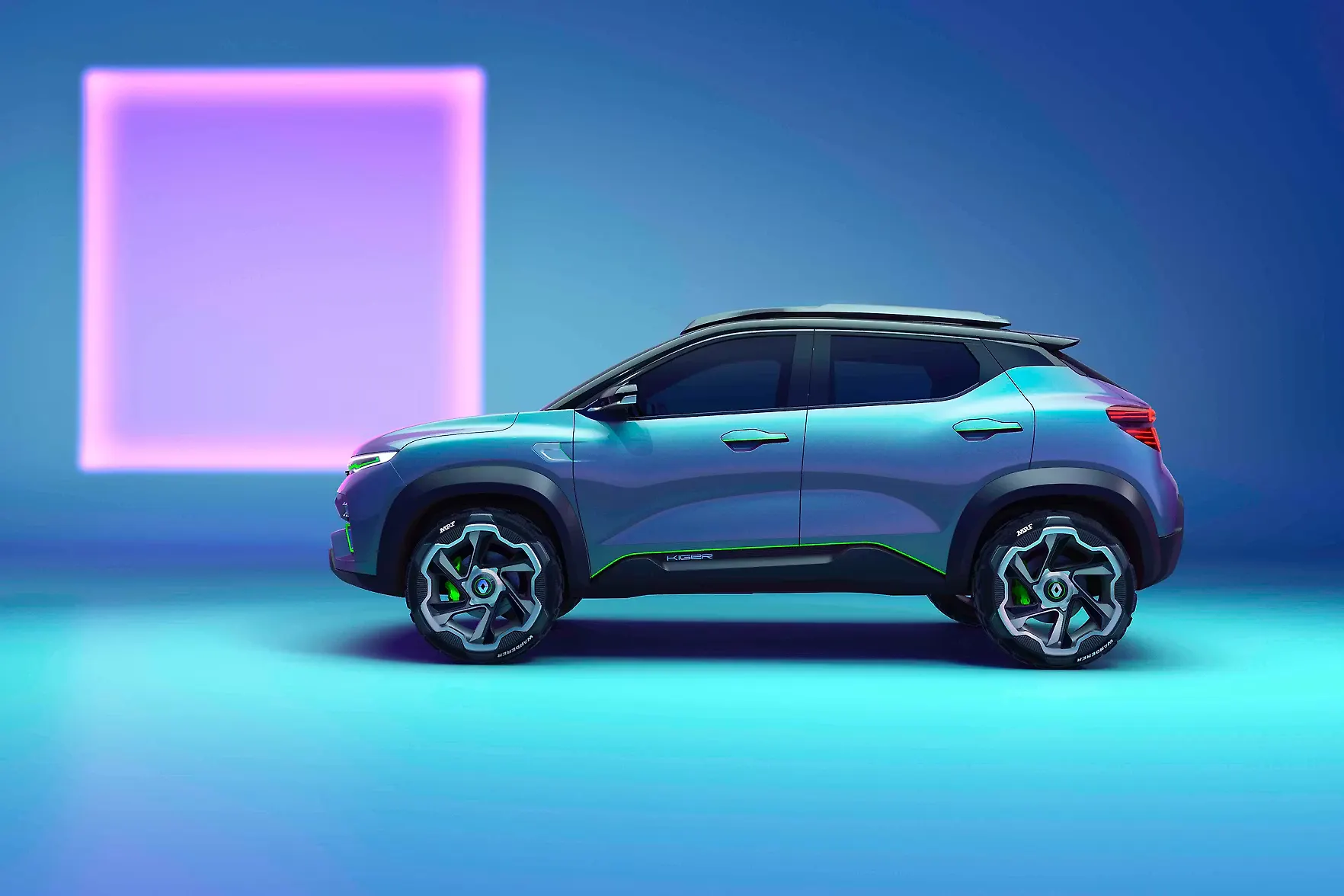 Renault Kiger Photo, kiger left side view Image - CarWale