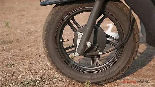TVS Wego Wheels-Tyres Image – BikeWale
