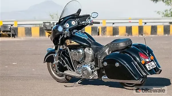 Indian Chieftain Rear Three-Quarter Image – BikeWale
