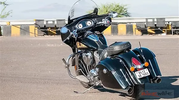 Indian Chieftain Rear Three-Quarter Image – BikeWale