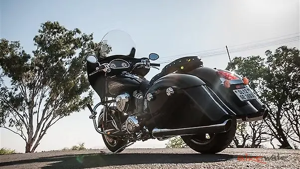 Indian Chieftain Rear Three-Quarter Image – BikeWale
