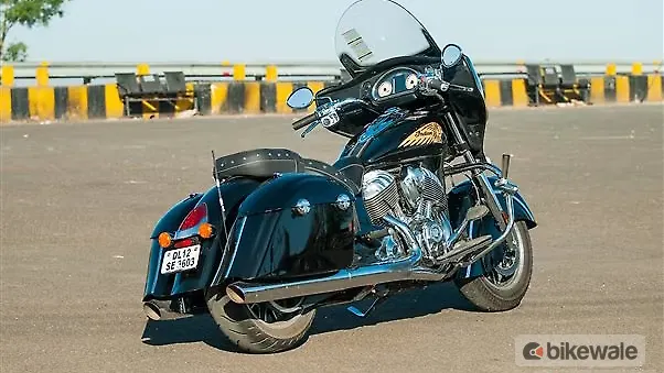 Indian Chieftain Rear Three-Quarter Image – BikeWale