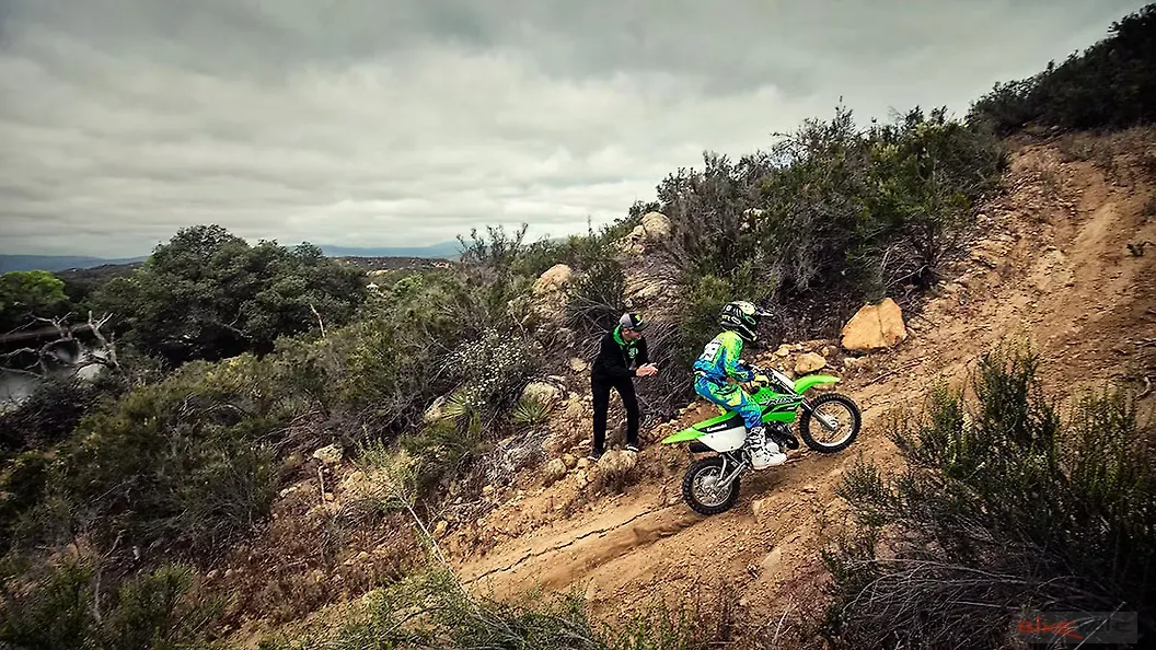 Kawasaki KLX 110 Action Image – BikeWale