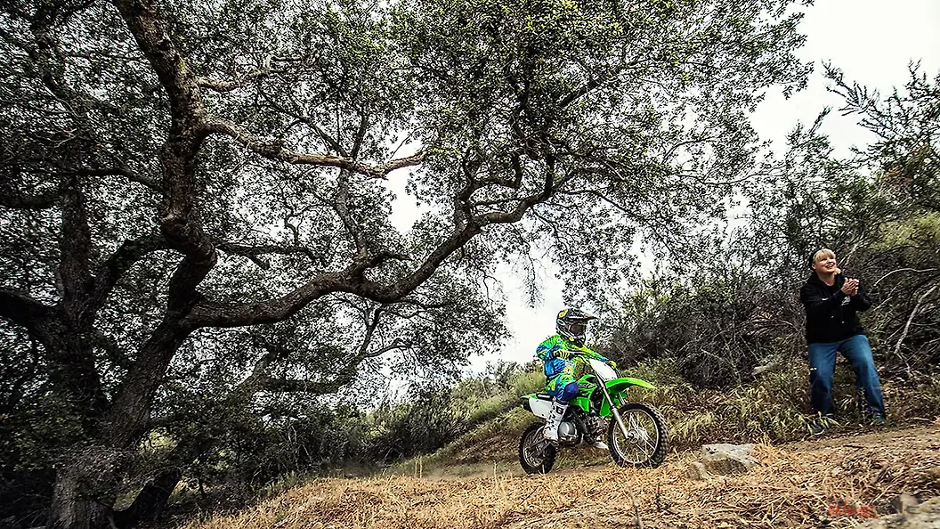 Kawasaki KLX 110 Action Image – BikeWale