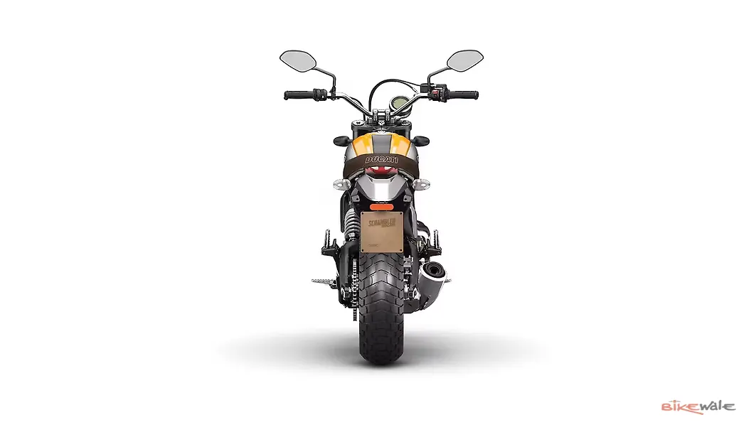 Ducati Scrambler Classic [2018-2019] Rear Three-Quarter Image – BikeWale