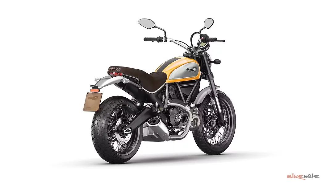 Ducati Scrambler Classic [2018-2019] Rear Three-Quarter Image – BikeWale