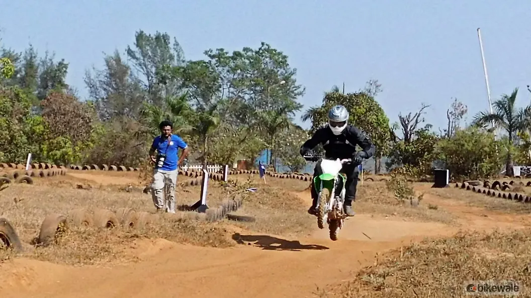 Kawasaki KLX 110 Action Image – BikeWale