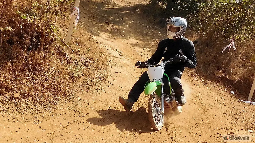Kawasaki KLX 110 Action Image – BikeWale