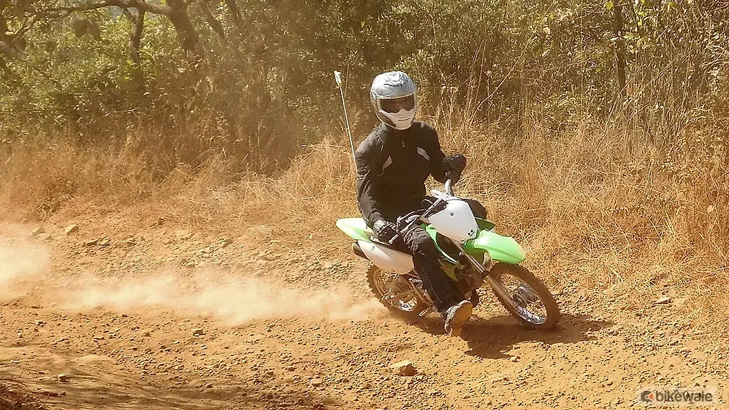 Kawasaki KLX 110 Action Image – BikeWale