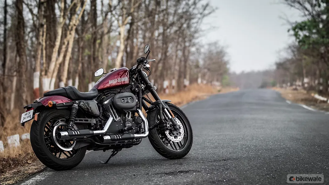 Harley-Davidson Roadster Rear Three-Quarter Image – BikeWale