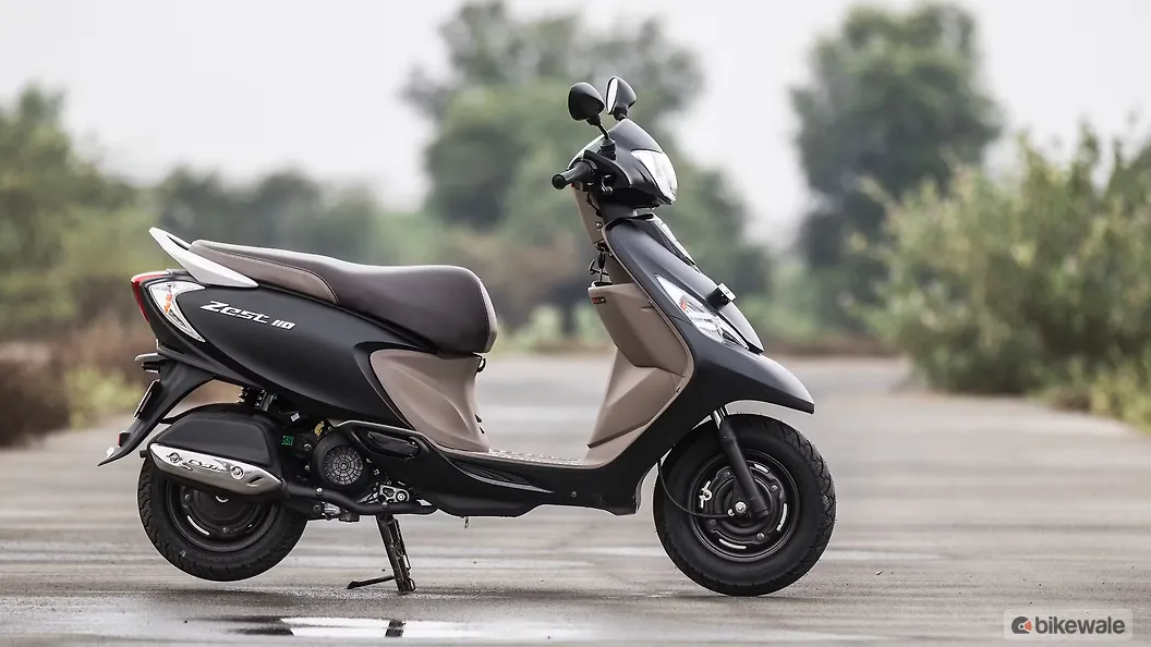 TVS Zest 110 Rear Three-Quarter Image – BikeWale