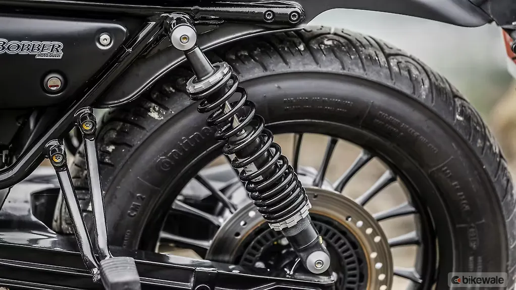 Moto Guzzi V9 Bobber Rear Suspension Image – BikeWale