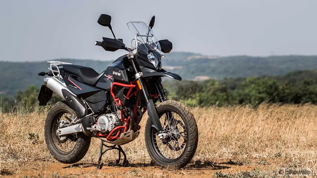 SWM Superdual T Action Image – BikeWale