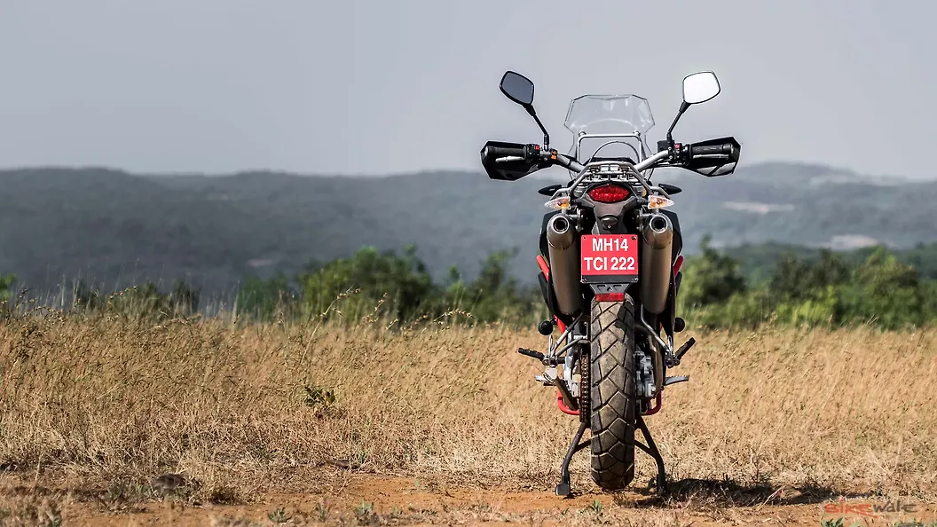 SWM Superdual T Action Image – BikeWale