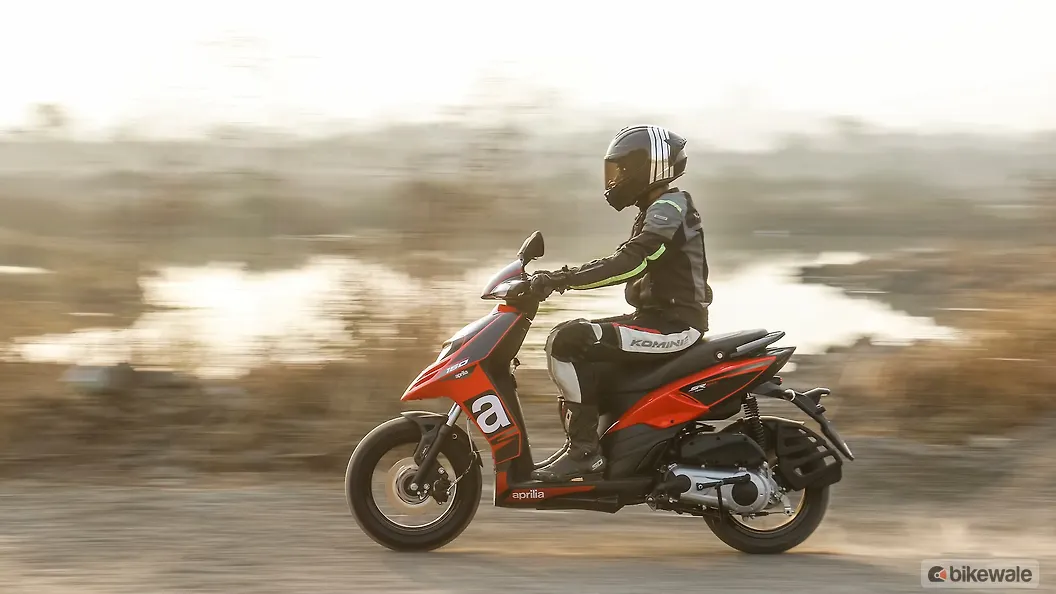 Aprilia SR 150 Action Image – BikeWale