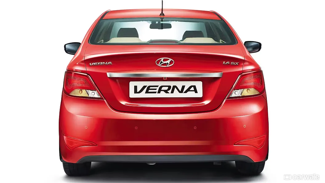 Fluidic Verna 4S [2015-2016] Rear View Image, Fluidic Verna 4S [2015 ...