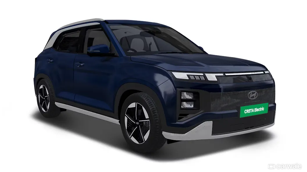 Hyundai Creta Electric Ocean Blue Metallic with black roof Colour - CarWale