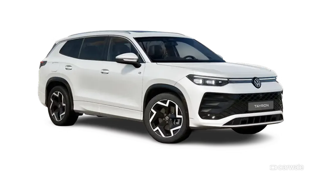 Volkswagen Tayron R-Line Pure White Colour - CarWale