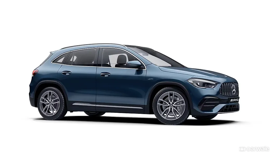 Mercedes-Benz AMG GLA35 Denim Blue Colour - CarWale