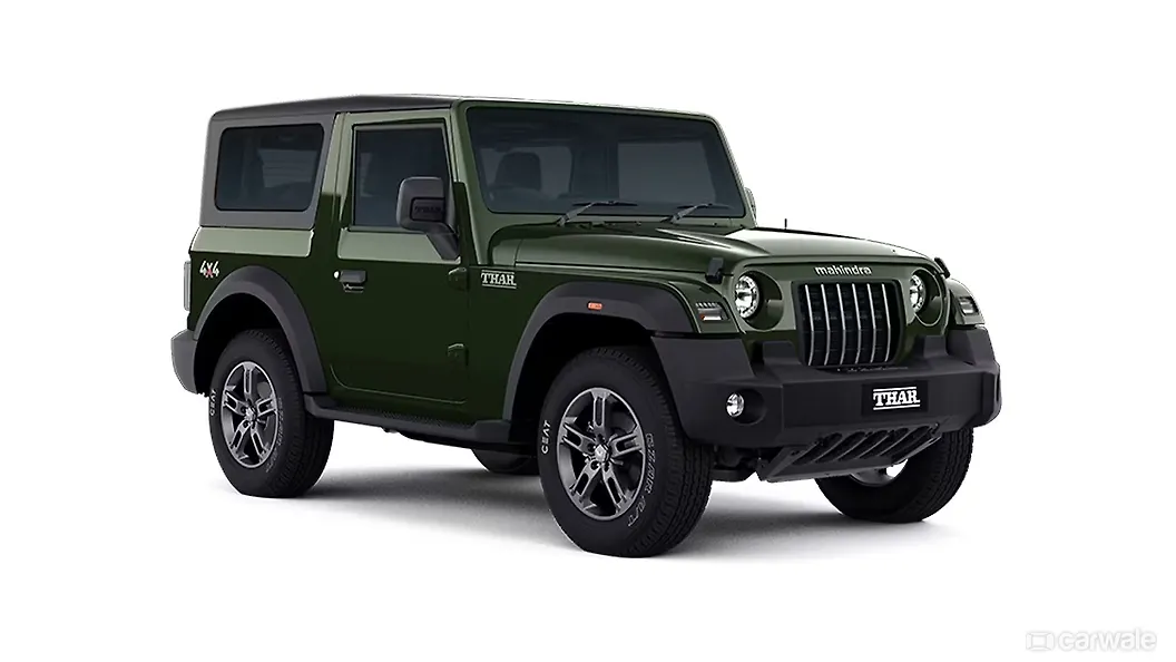 Mahindra Thar Deep Forest Colour - CarWale