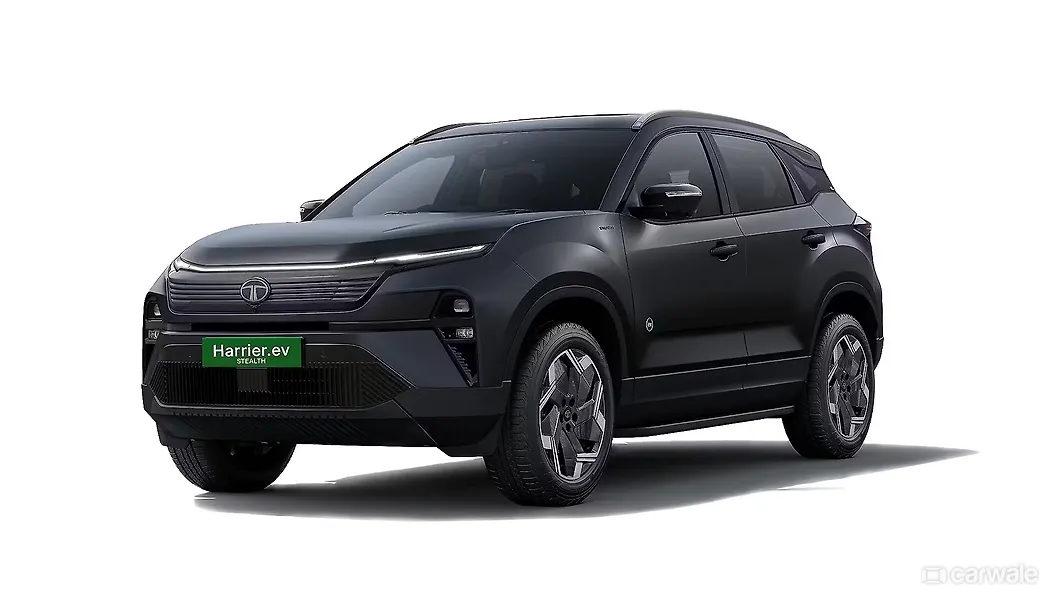टाटा हैरियर ईवी Matte Stealth Black कलर - कारवाले