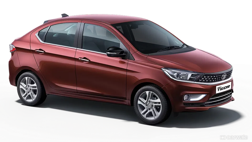 Tata Tigor Deep Red Colour - CarWale