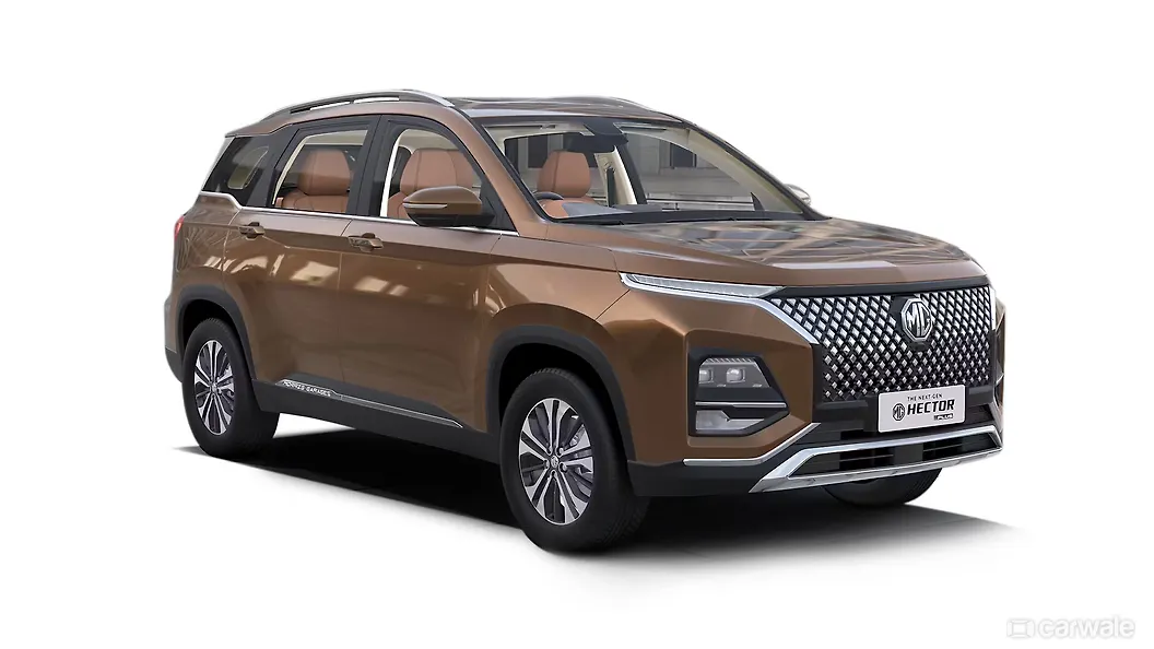 MG Hector Plus Dune Brown Colour - CarWale