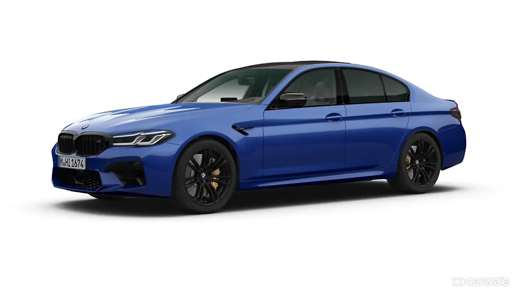 BMW M5 Marina Bay Blue Metallic Colour - CarWale