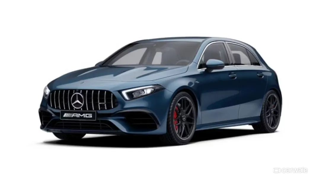 Mercedes-Benz AMG A45 S [2021-2023] Denim blue Colour - CarWale