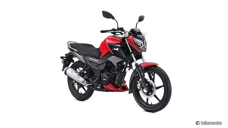 TVS Raider 125 Striking Red (Single Seat) Colour, Raider 125 Colours in ...