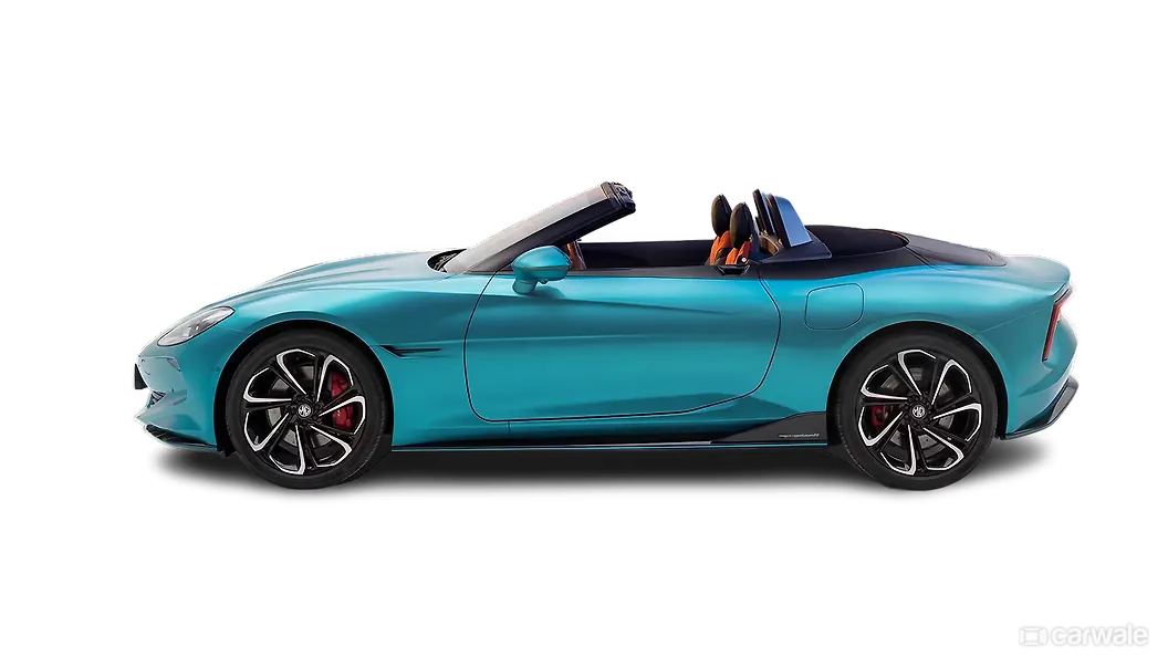 MG Cyberster Irises Cyan Colour - CarWale