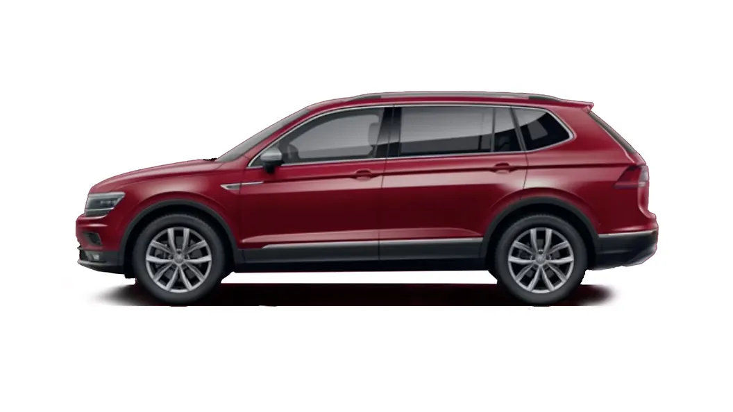 Volkswagen Tiguan AllSpace Ruby Red Metallic Colour, 7 Tiguan AllSpace ...