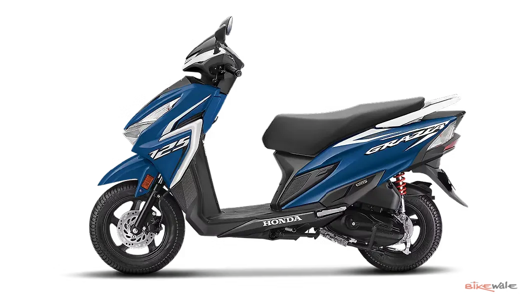 Honda Grazia Mat Marvel Blue Metallic Colour, Grazia Colours in India ...
