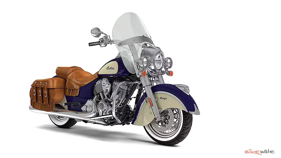 Indian Chief Vintage Springfield Blue over Ivory Cream Colour, Chief ...