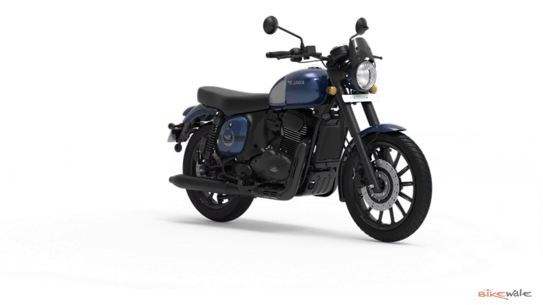 Jawa 42 Starship Blue DT Colour, 42 Colours in India – BikeWale