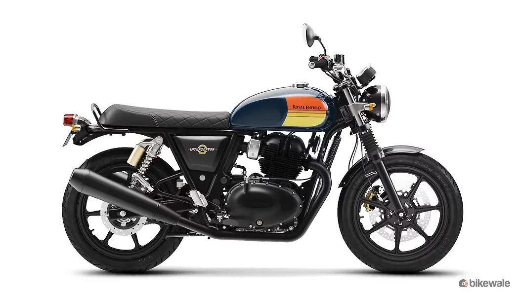 Royal Enfield Interceptor 650 Barcelona Blue Colour, Interceptor 650 ...