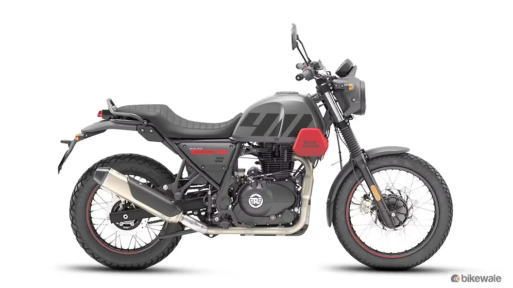 Royal Enfield Scram 411 Graphite Red Colour, Scram 411 Colours in India ...