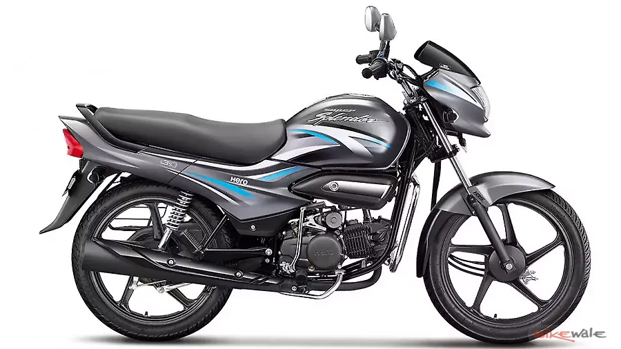 Hero Super Splendor 2018 Black with Fiery Red Colour, Super Splendor ...