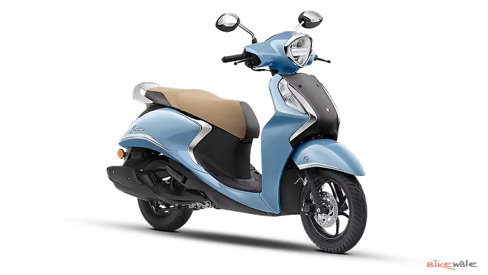 Yamaha Fascino 125 Cool Blue Mettalic-Disc Colour, Fascino 125 Colours ...