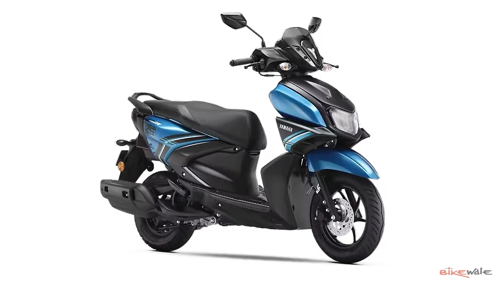 Yamaha Ray ZR 125 Dark Matte Blue-Disc Colour, Ray ZR 125 Colours in ...