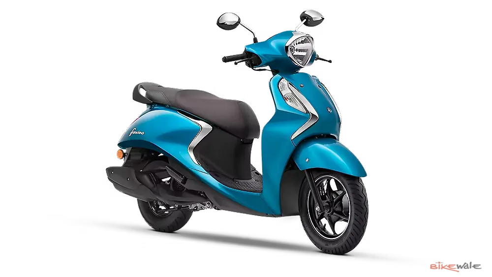 Yamaha Fascino 125 Cyan Blue-Drum Colour, Fascino 125 Colours in India ...